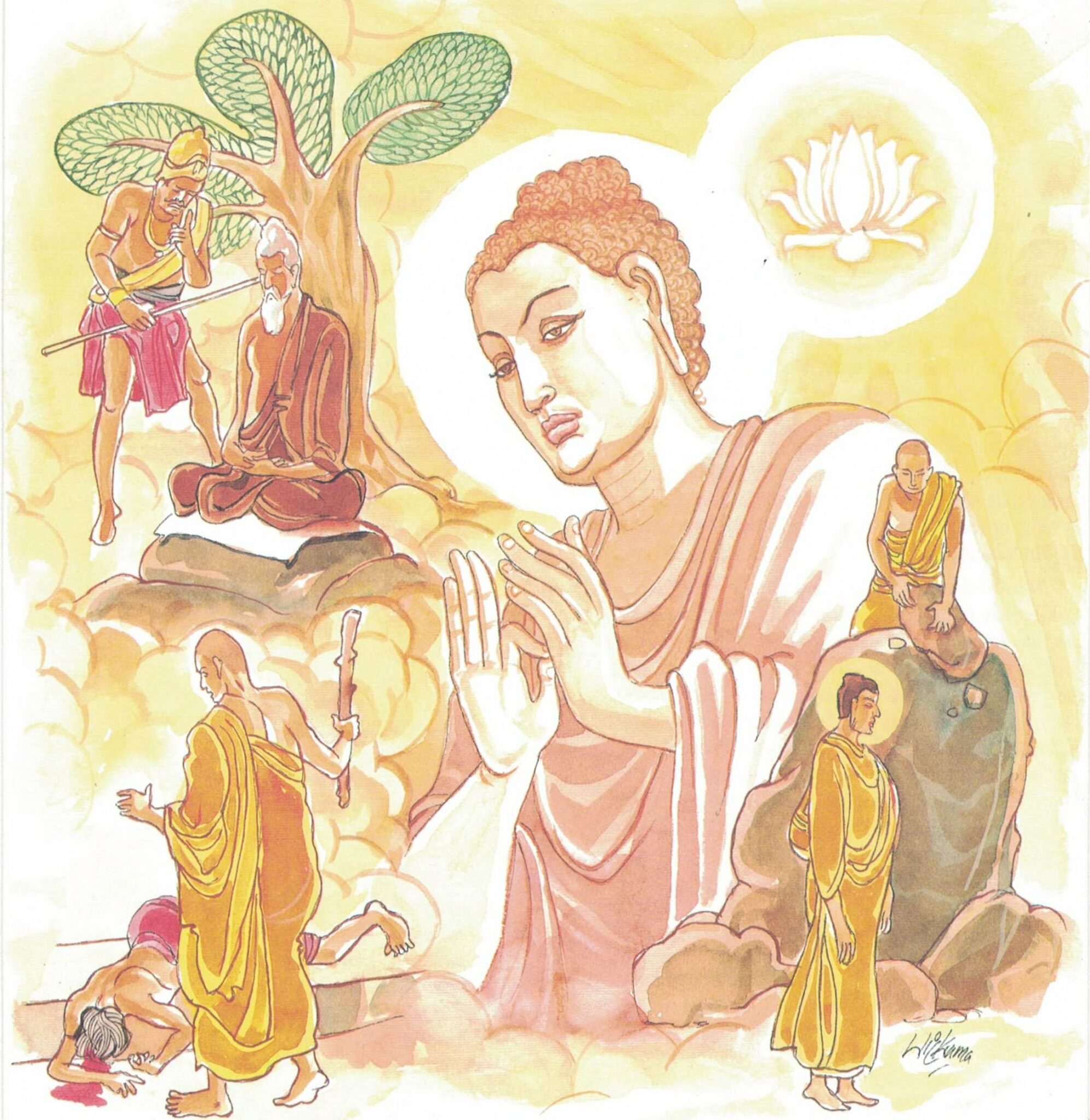 Dhammapada, Verse 183-185 - The Story of the Question Raised by ...